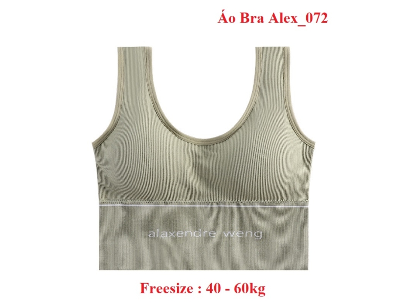 ÁO BRA DỆT 072 - MÀU ĐEN - BanSiDoLot.VN
